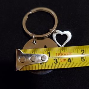 Accessories | Heart Charm Keychain Initial Letter H | Poshmark